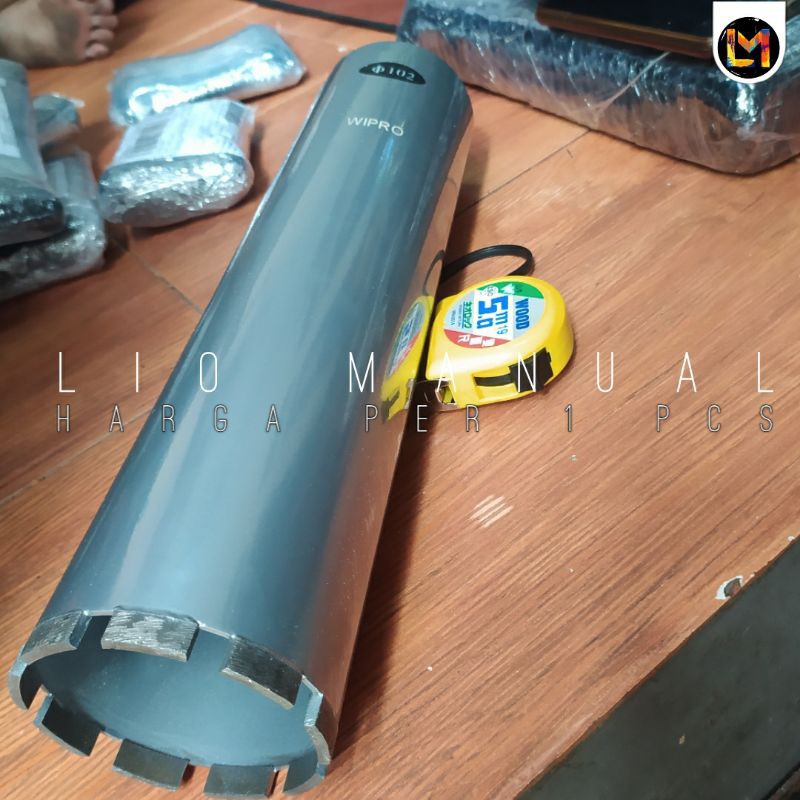 Jual Diamond Masonry bit 102 mm 4 inch pelubang beton aspal WIPRO mata ...