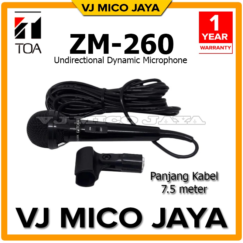 Jual TOA ZM-260 Microphone Dynamic | Shopee Indonesia
