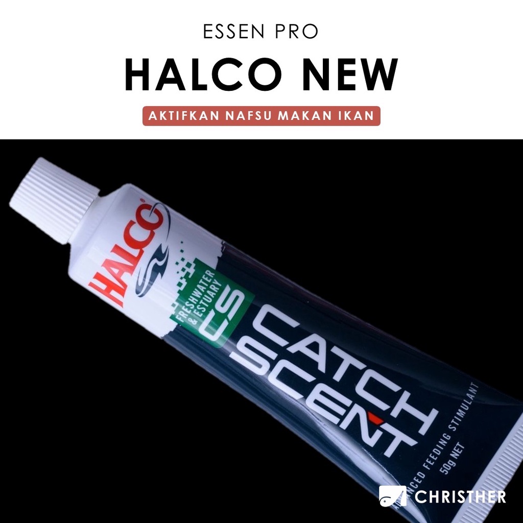 Jual Essen Pancing HALCO Freshwater Hijau Kemasan Baru 50gr / Esen Pancing Essence Fishing ...