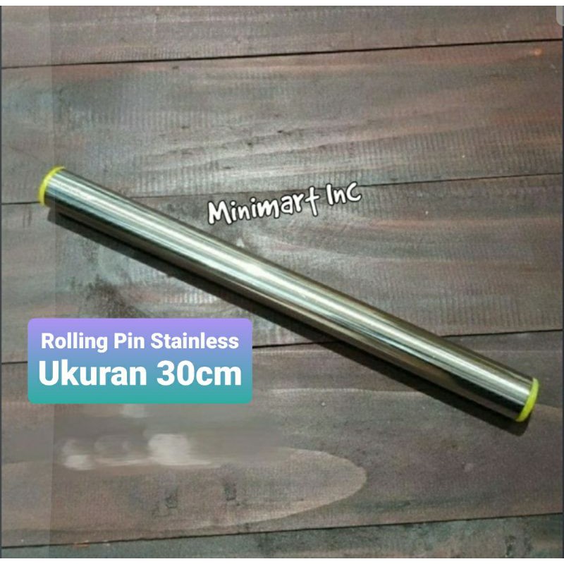 Jual Rolling Pin Stainless Ukuran 30cm | Shopee Indonesia