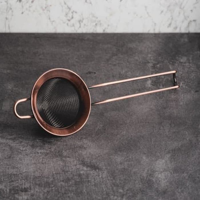 Jual Fine Mesh Ice Cocktail Strainer Copper /saringan | Shopee Indonesia