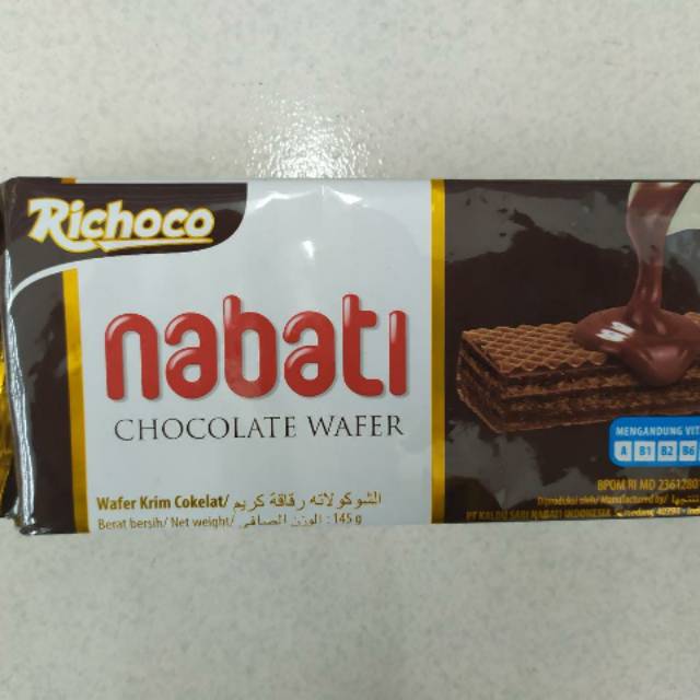 Jual Richoco Nabati Wafer Chocolate 130g | Shopee Indonesia