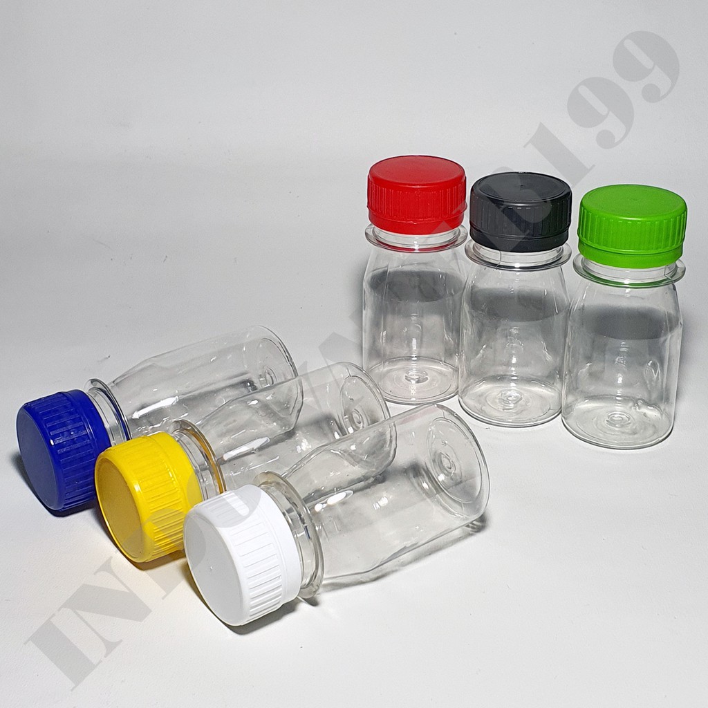 Jual BOTOL PLASTIK PET 30 ML SATU PAX ISI 110 PCS | Shopee Indonesia