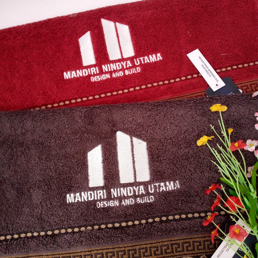 Jual CY ETALASE KHUSUS TAMBAHAN HARGA BORDIR & PACKING HANDUK 60X120 ...