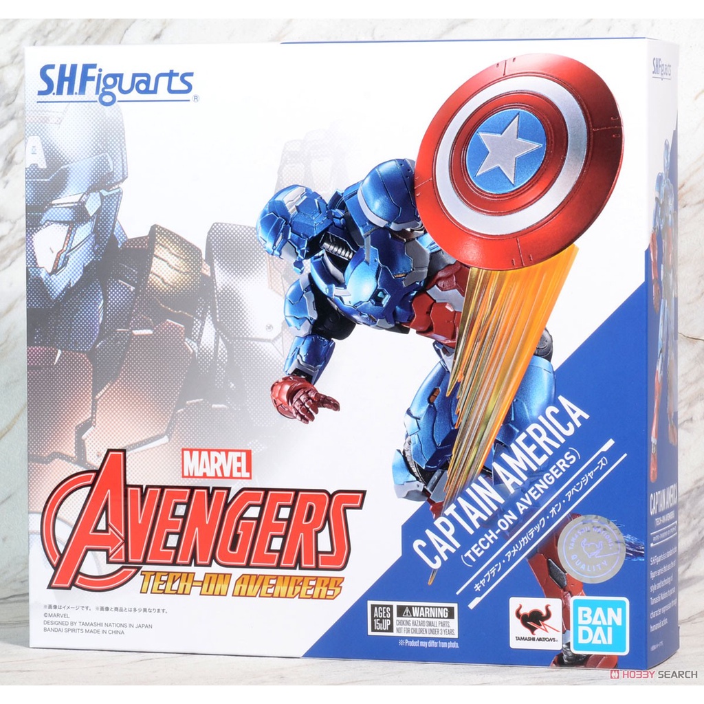 Jual SHF S.H.Figuarts Captain America (Tech-On Avengers) | Shopee Indonesia