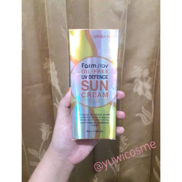 Jual FarmStay Oil-Free UV Defence Sun Cream SPF50+ PA+++ | Shopee Indonesia