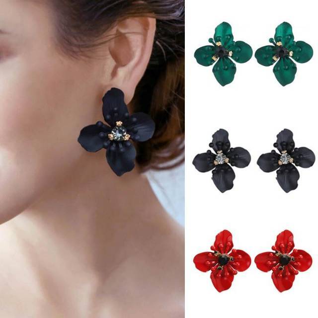 Jual Anting bunga mengkilap | Shopee Indonesia