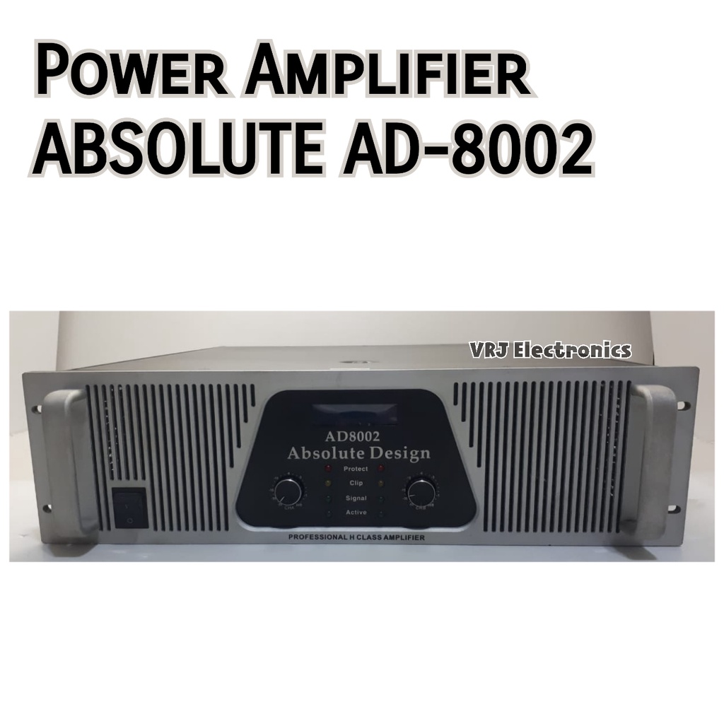 Jual Power Amplifier ABSOLUTE AD-8002 | Shopee Indonesia