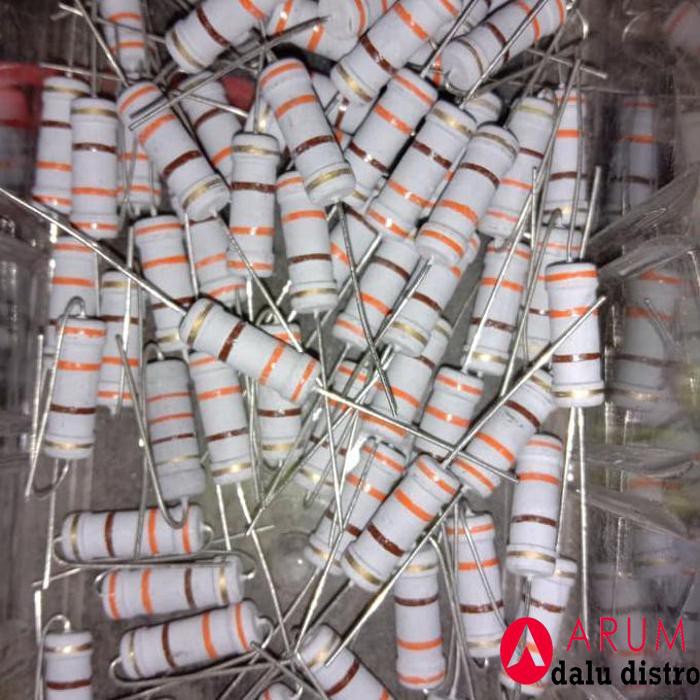 Jual Resistor 330 Ohm 330R 330Ohm 2Watt 2 Watt Toleransi 5% Pcmelebik54 Ayo Beli | Shopee Indonesia