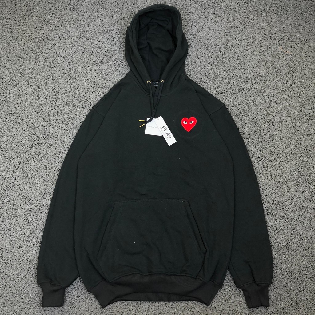 Jual JAKET SWEATER HOODIE PLAY COMME DES GARCONS CDG SMALL RED HEART ...