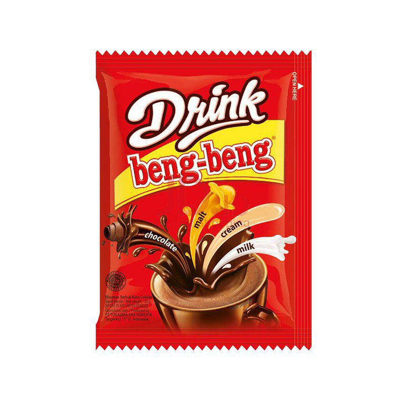 Jual Drink Beng Beng Chocolate renceng 10 sachet + 1sachet | Shopee ...