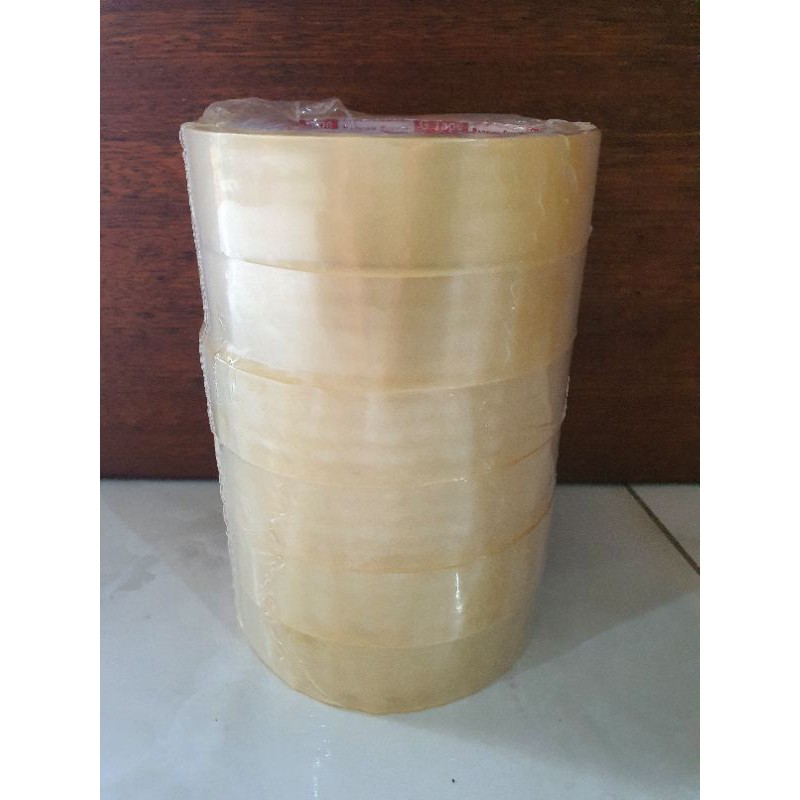 Jual Isolatip / Selasiban / Lakban sedang 2 jari 24mm (isi 6 roll ...