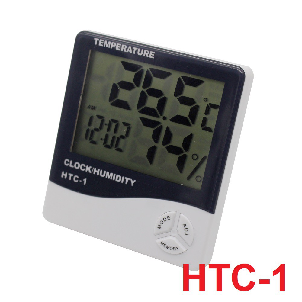 Jual Htc Htc 1 Htc 2 Thermometer Hygrometer Digital Higrometer Termometer Ruangan Clock