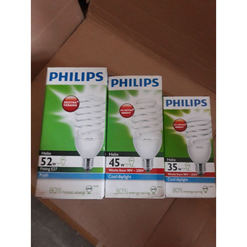 Jual Philips helix tornado 35w 45w 55w /lampu spiral philips di kota pontianak | Shopee Indonesia