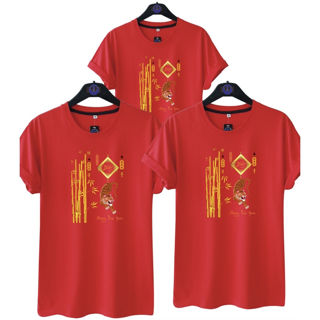 Jual Kaos Imlek HARIMAU POHON BAMBU - Baju Kaos Keluarga Family Couple ...