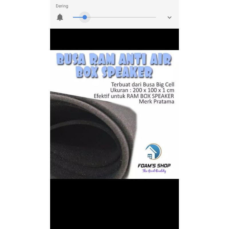 Jual Busa RAM Anti Air Box Speaker Uk 200x100x1cm | Shopee Indonesia