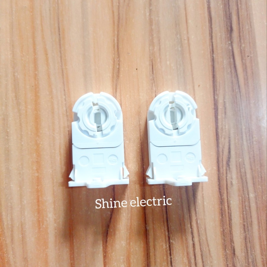 Jual Fitting lampu TL LED Fiting Tube T8 TANPA starter PUTIH | Shopee ...