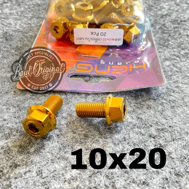 Jual baut probolt 2kunci 2 kunci stainless 10x20 drat 14 panjang 2 cm original heng thailand ...