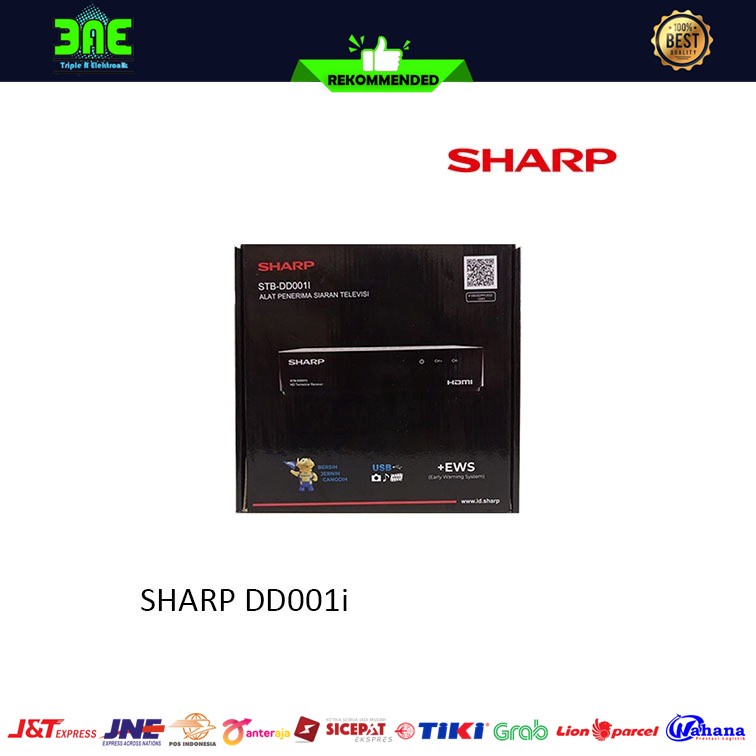 Jual Sharp DD001i STB DVB-T2 Set Top Box TV Digital Channel UHF Gratis | Shopee Indonesia