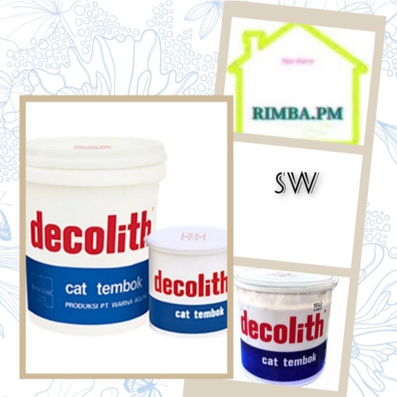 Jual Cat Tembok Interior Decolith SW 25 Kg/ Pail | Shopee Indonesia