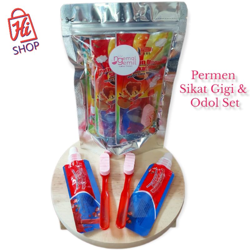 Jual Permen Sikat Gigi & Odol Set Permen Unik Viral Kualitas Premium ...