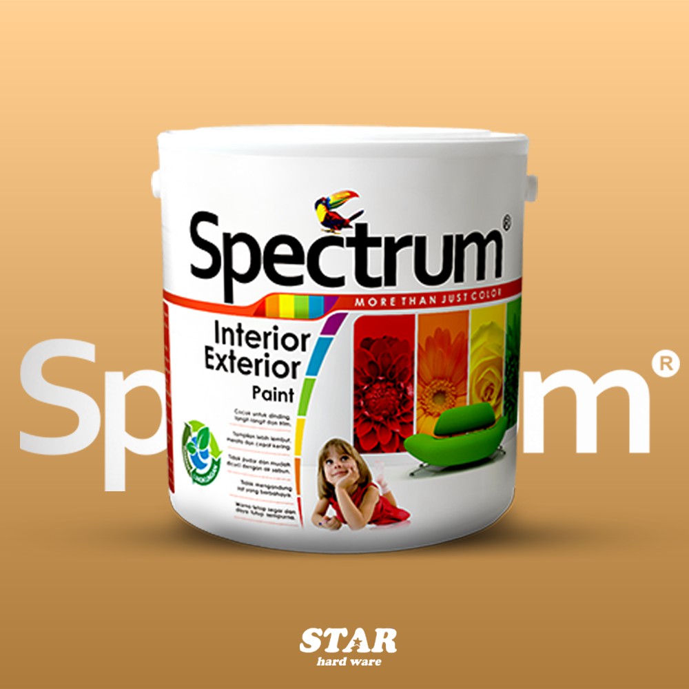 Jual Spectrum Cat Tembok Warna Std COKLAT MUDA Gln 6 Kg Interior ...