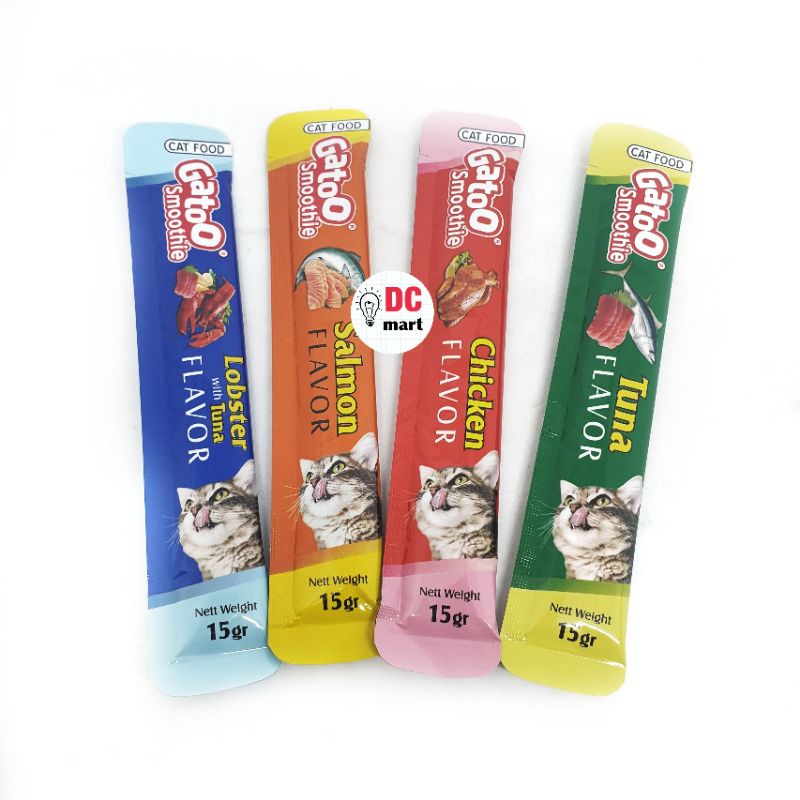 Jual GATOO Smoothie Treats ( 1 SACHET ) / Camilan Kucing Cat Liquid ...