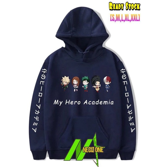 Jual MY HERO ACADEMIA ANIME JAPAN HOODIE KATSUKI BAKUGO FRIENDS CHIBI ...