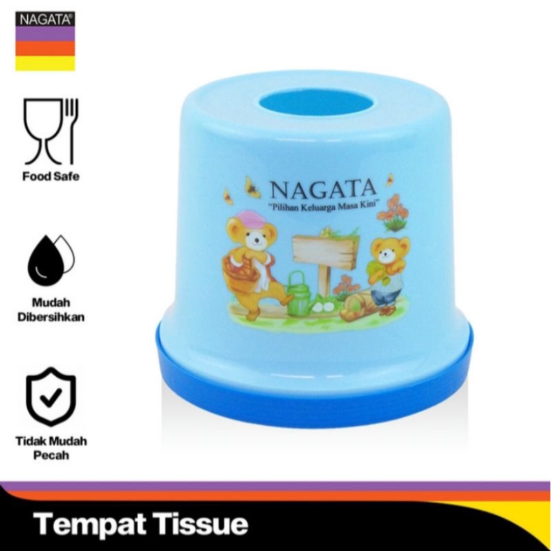 Jual tempat Tisu Plastik Tissue Storage Model Bulat Tempat Tissue NAG ...