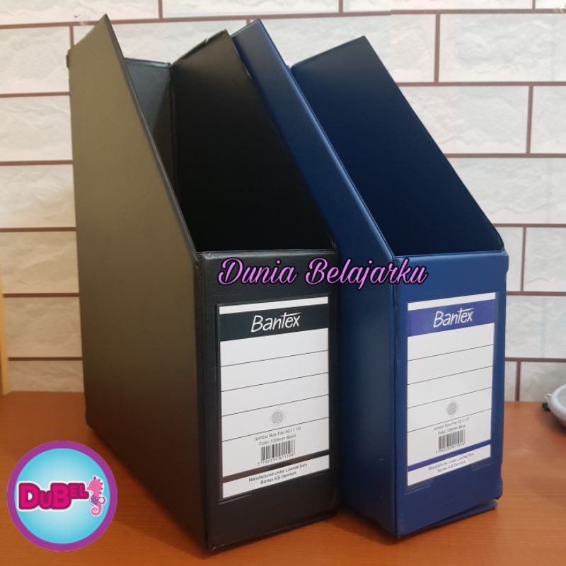 Jual [Hitam / Biru] Box File Bantex Jumbo Lebar 10cm 4011 | Shopee ...