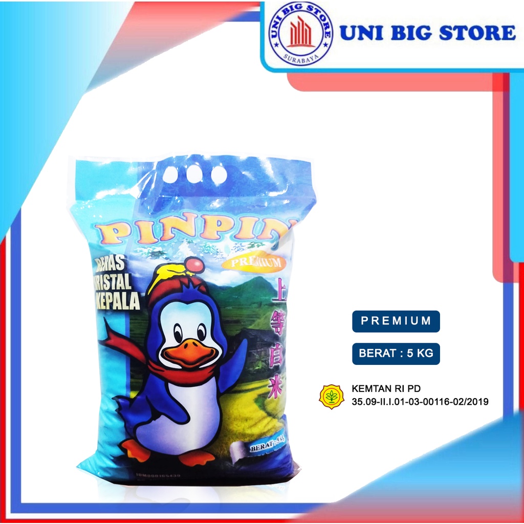 Jual Beras Wippie | PIN PIN Premium Rice Grain 5 kg PinPin | Shopee ...