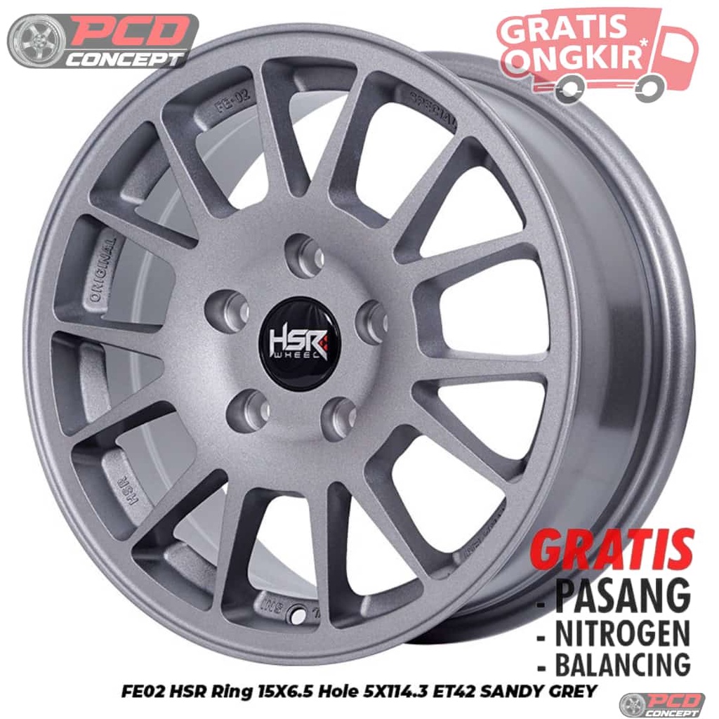 Jual VELG RACING R15 LUXIO NEW CARRY GRAND MAX HSR FE02 R15 |VELG MURAH ...