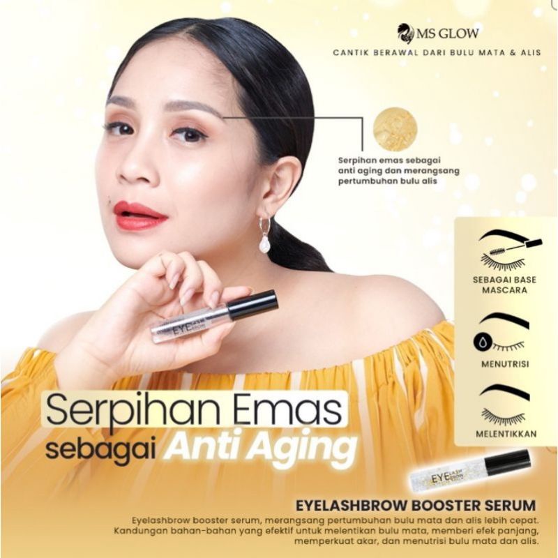 Jual Ms Glow Eyelash Brow Booster serum bulu mata dan alis msglow ...