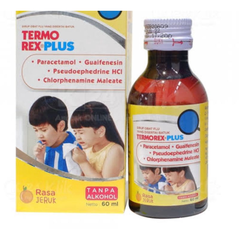 Jual TERMOREX PLUS JERUK SYRUP 60 ML | Shopee Indonesia