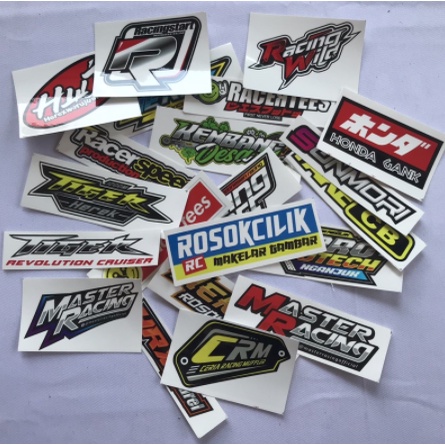 Jual Stiker Motor Honda Gank / Sticker Pack Honda Gank / Rosok CIlik ...