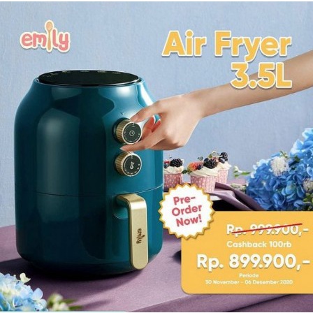 Jual Emily Air Fryer 3.5 L Alat Penggoreng Praktis | Shopee Indonesia