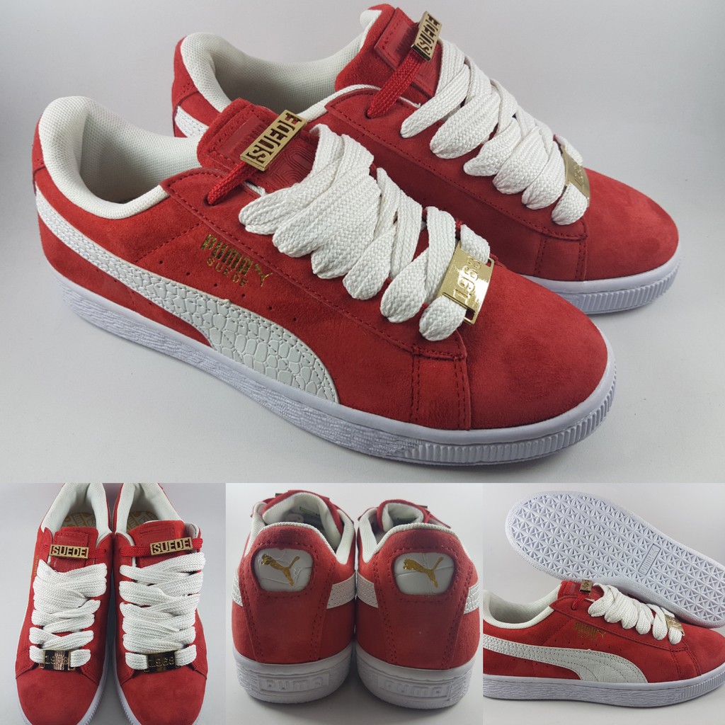 Jual Sepatu Kets Puma Suede B Boy Fabulous 1968 Rouge Flame Scarlet Red ...