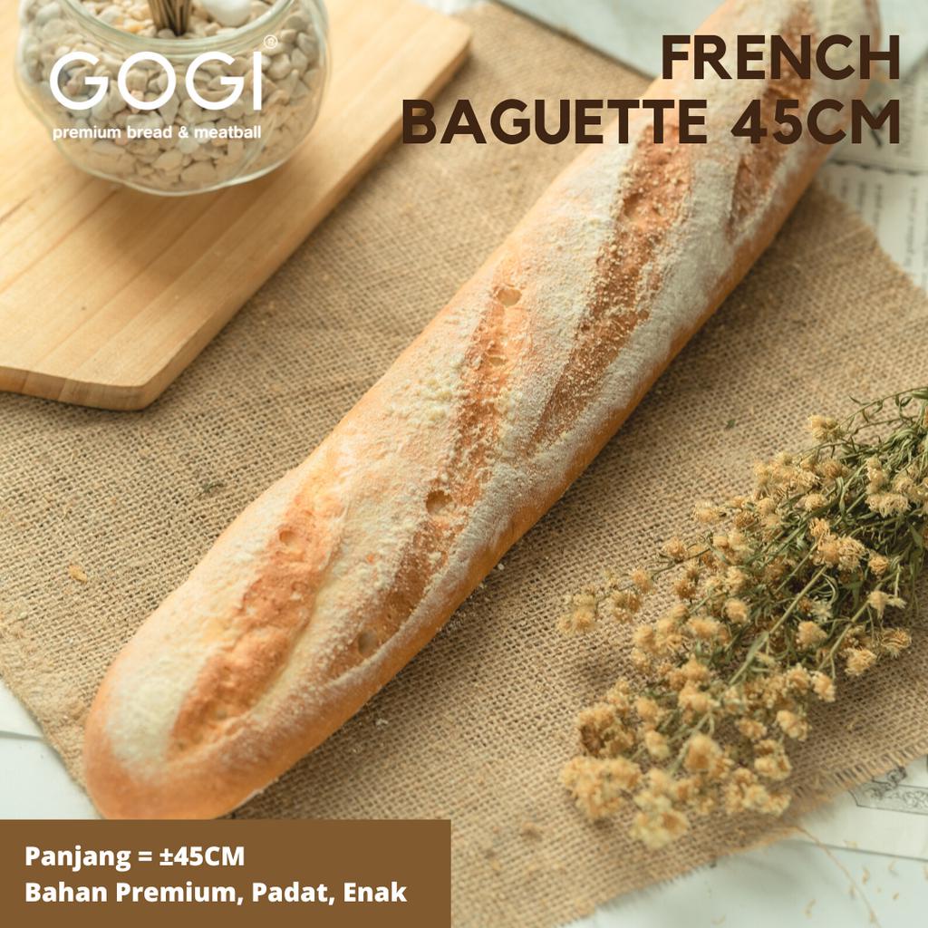 Jual Isi 1 Pcs Roti French Baguette 45cm / Baguette Bread / Roti ...