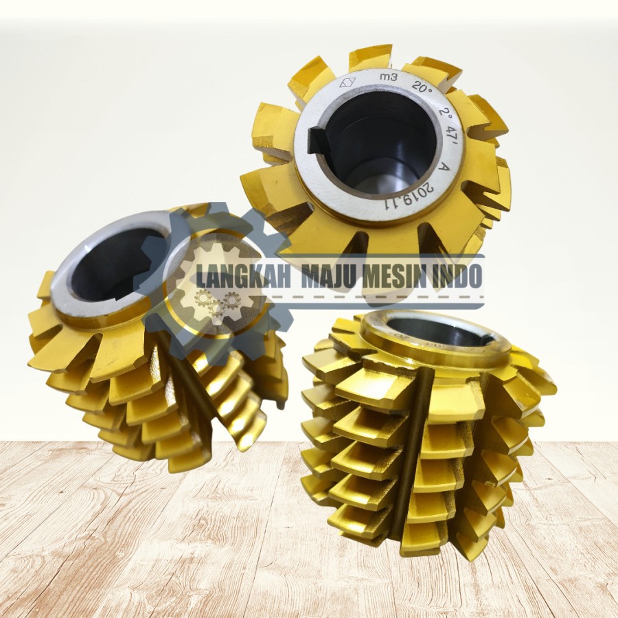 Jual Gear Hobbing Modul 3 PA 20 / Gear Hobbing M3 / Hobb Cutter / Pisau ...