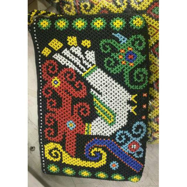Jual (700 g) Clutch/ Dompet manik Dayak Kalimantan jumbo | Shopee Indonesia