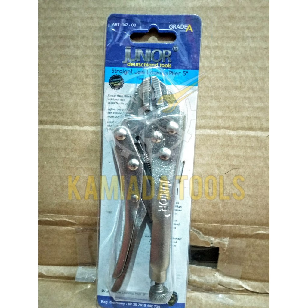 Jual Tang Buaya Lurus 5"/ Tang Stel 5"/ Tang Jepit Lurus 5" JUNIOR ...