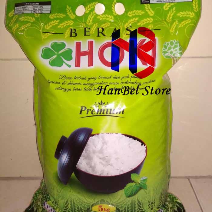 Jual Beras HOKI 5 kg Topi Koki | Shopee Indonesia