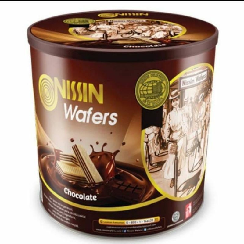 Jual [ SNACK KALENG ] Jajan Lebaran - Nissin Wafer Coklat 570gr ...
