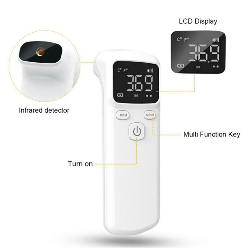 Jual Termometer Infrared Digital Thermometer Gun JK A007 Medical ...