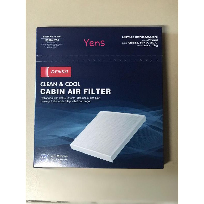 Jual Filter Udara AC Kabin Denso Honda Freed Brio Mobilio HRV BRV Jazz ...