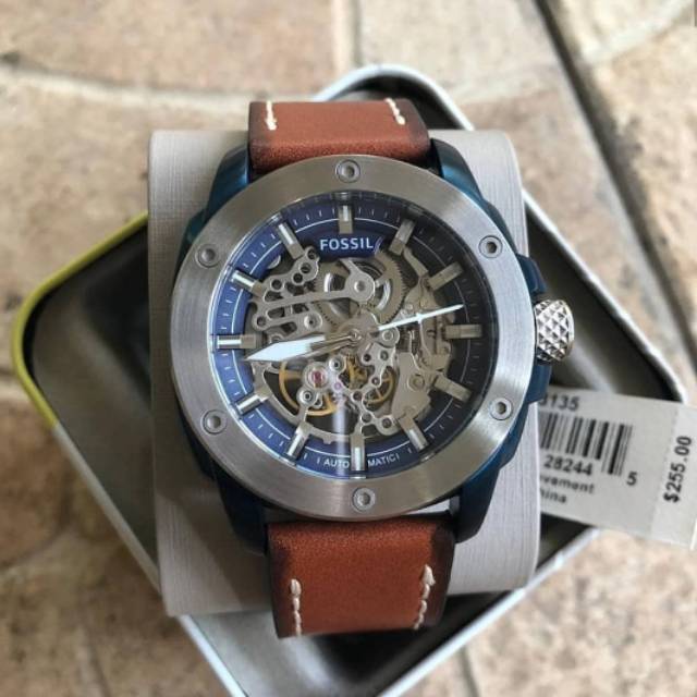Jual Fossil me3135 brown matte original | Shopee Indonesia