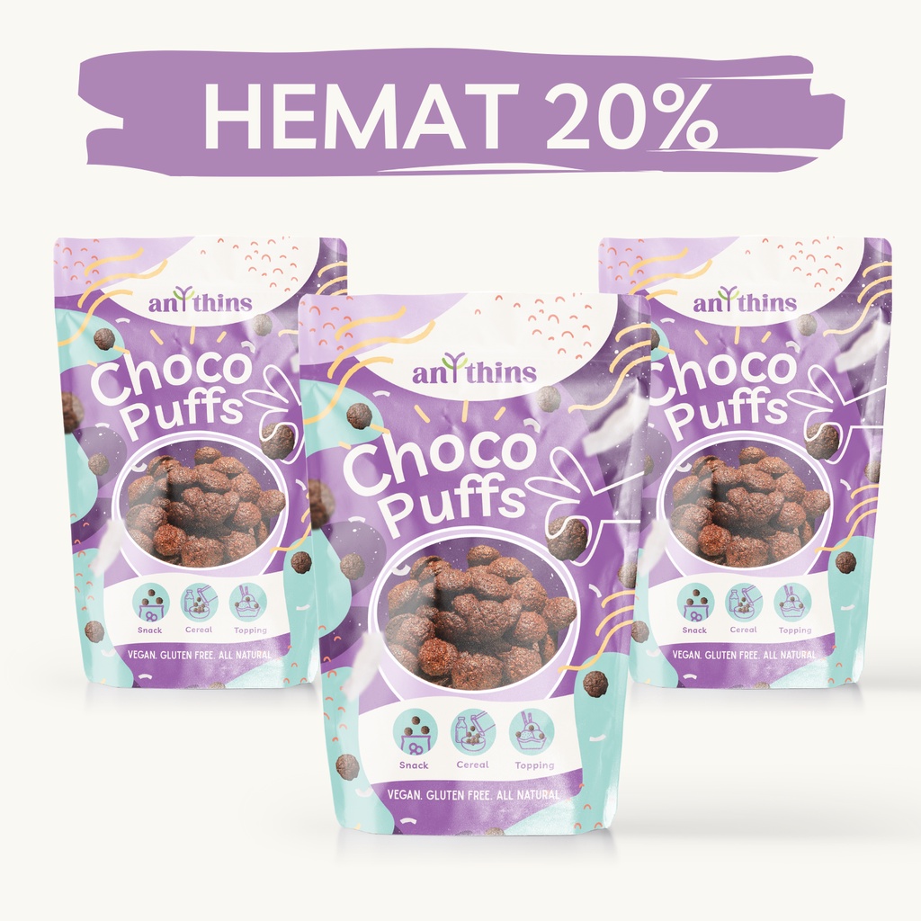 Jual Anythins Choco Puffs (Bundle 3 pcs) | Shopee Indonesia