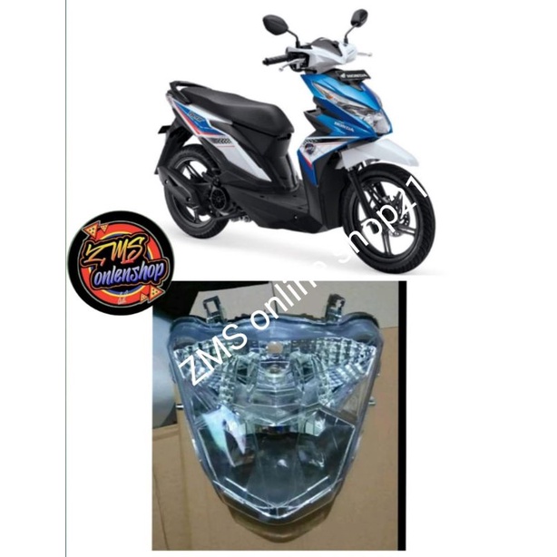Jual Reflektor depan honda beat new Esp 2016 2017,2018,2019/lampu depan ...