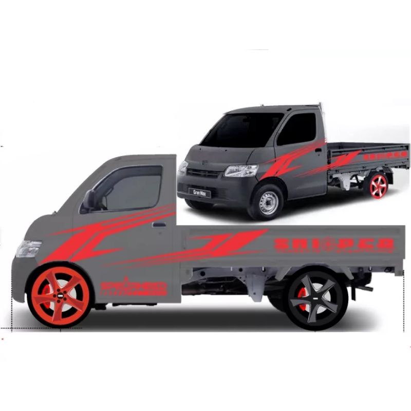 Jual 0313 cutting sticker mobil pick up GRAND MAX banyak pilihan warna ...