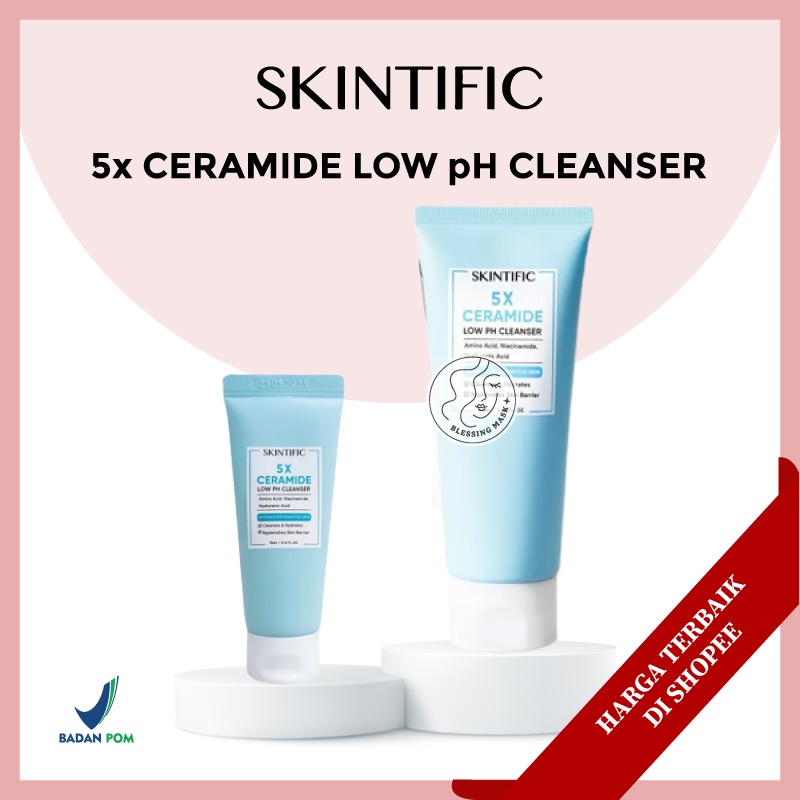 Jual SKINTIFIC - 5X Ceramide Low pH Cleanser Facial Wash Gentle ...